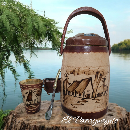 Set Termo de tereré Paraguayo – Bienvenidos a El Paraguayito